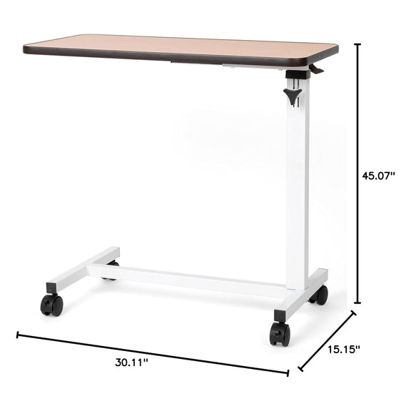 Journey Overbed Table: Overbed Table - Adjustable, White, Secure & Easy ...