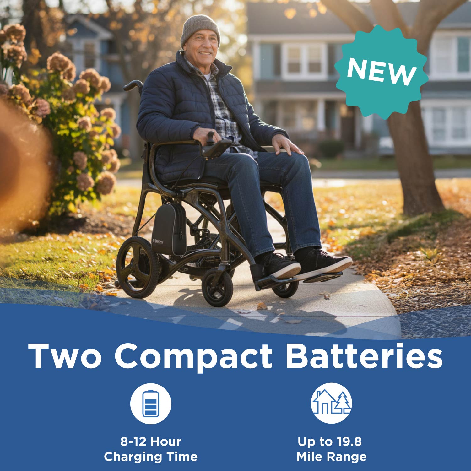 Journey Air Elite Max Ultra-Lightweight Portable Power Chair