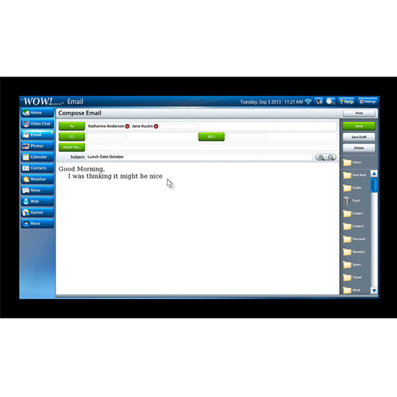 WOW! Computer for Seniors - Easy Setup & Zoom Magnification - Journey ...